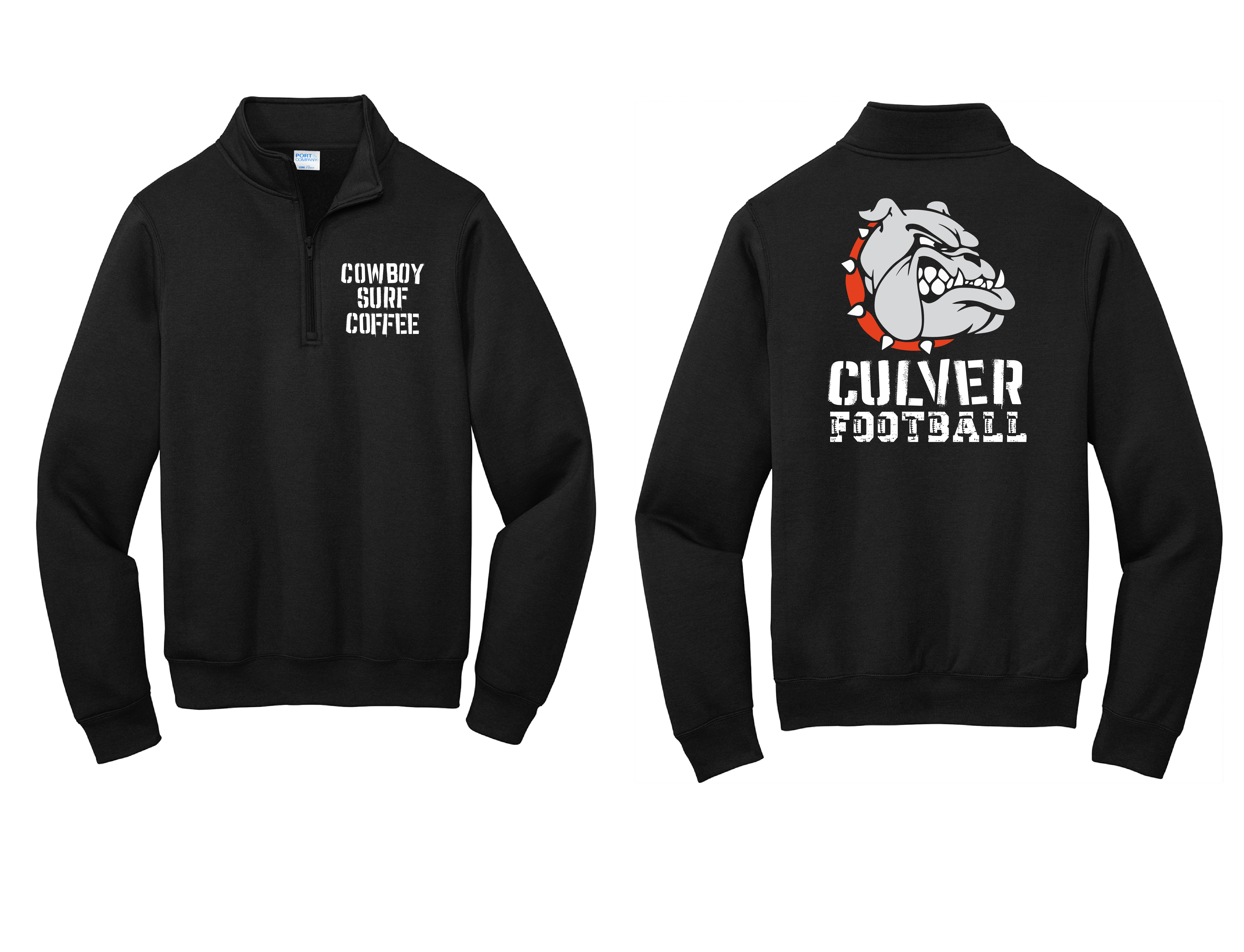 CBSC Football Quarter Zip – Wicked Wild Designs